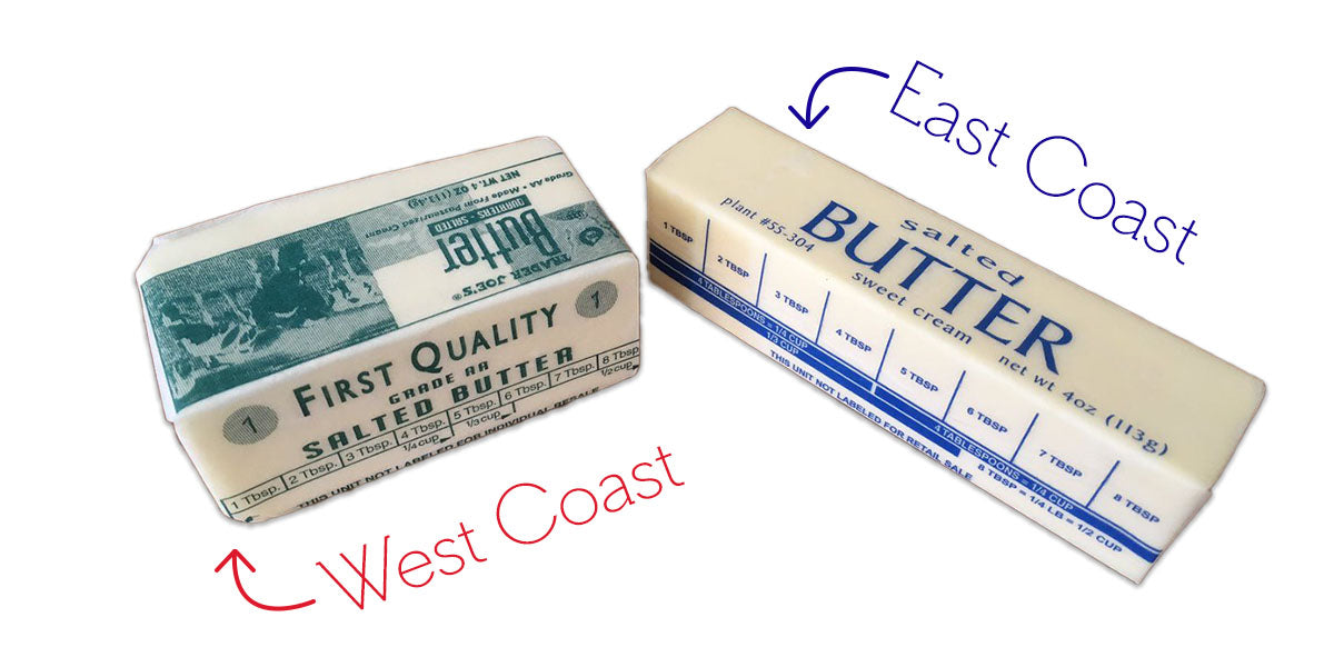 East vs West Coast Butter: What's the difference? – Butterie