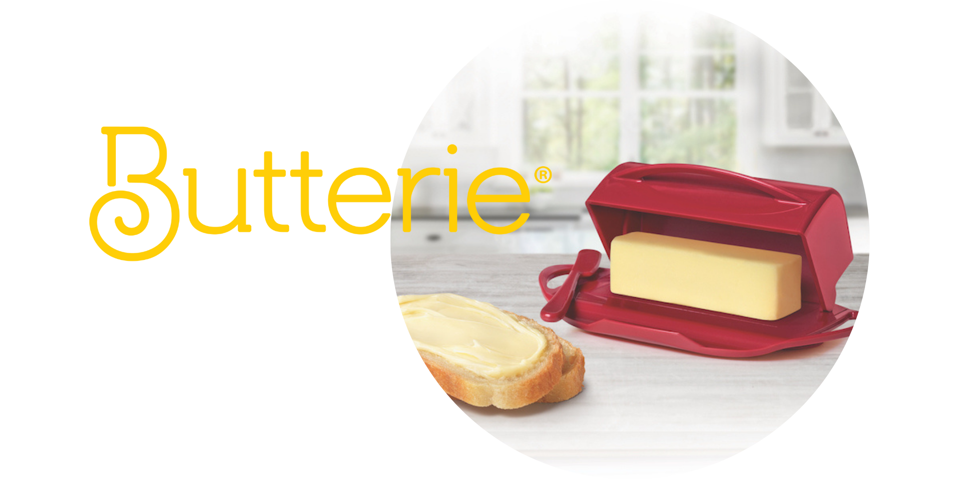 Butterie, The Flip-Top Butter Dish