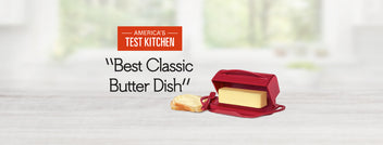 Butterie, The Original Flip-Top Butter Dish